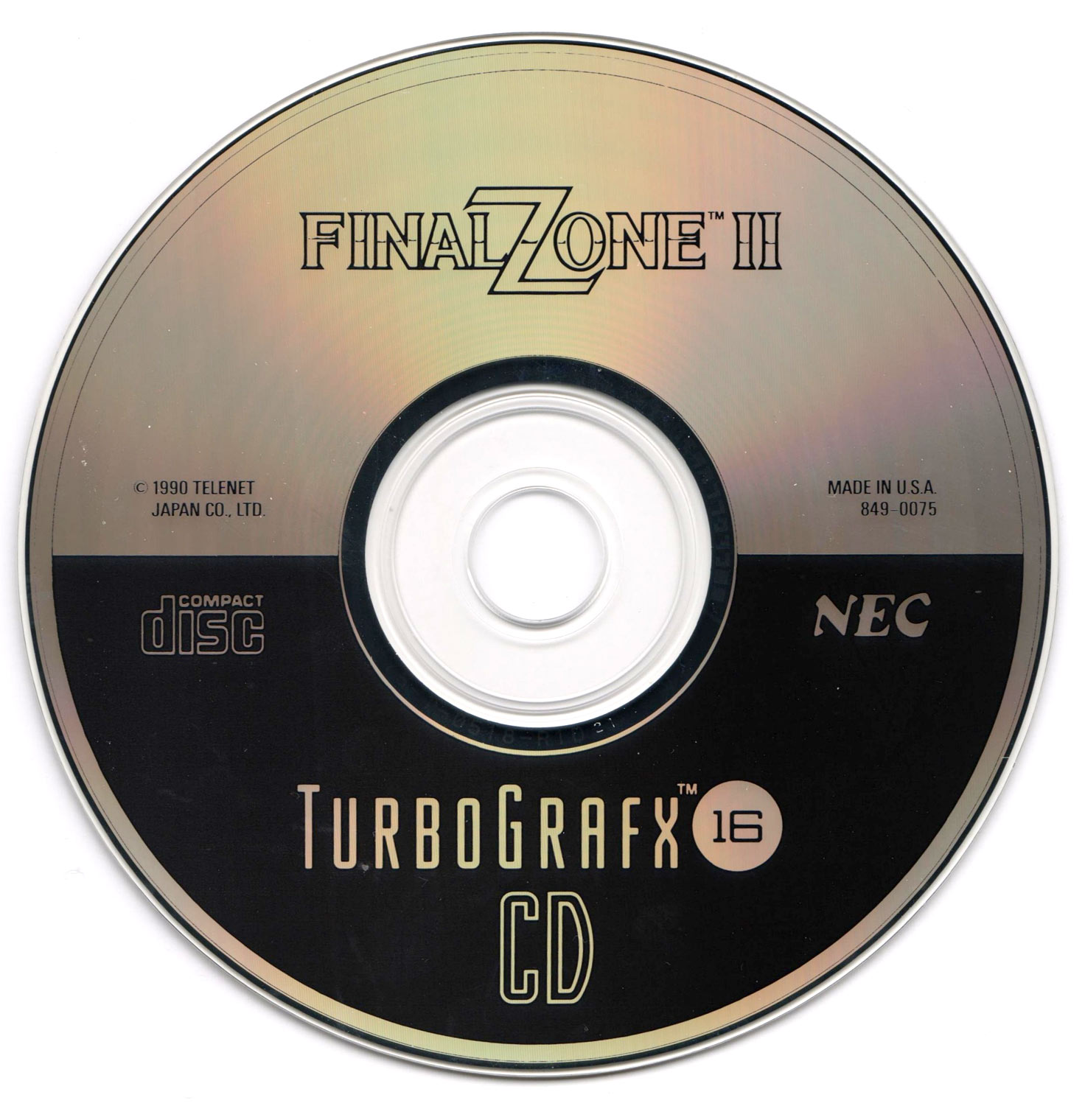 Final Zone II [U][CD][TGXCD1008][Telenet Japan][1990][PCE] ISO